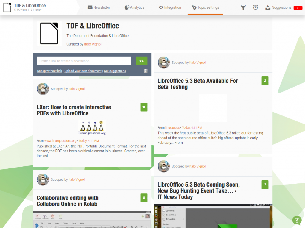 Advent Resource #1: TDF/LibreOffice Press Clippings - The Document Foundation Blog