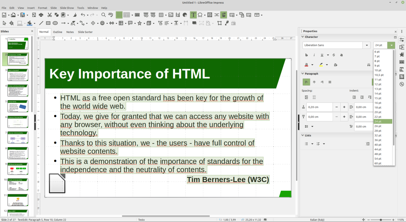 LibreOffice Tips & Tricks: Converting 4:3 Slides into 16:9 Slides - The ...